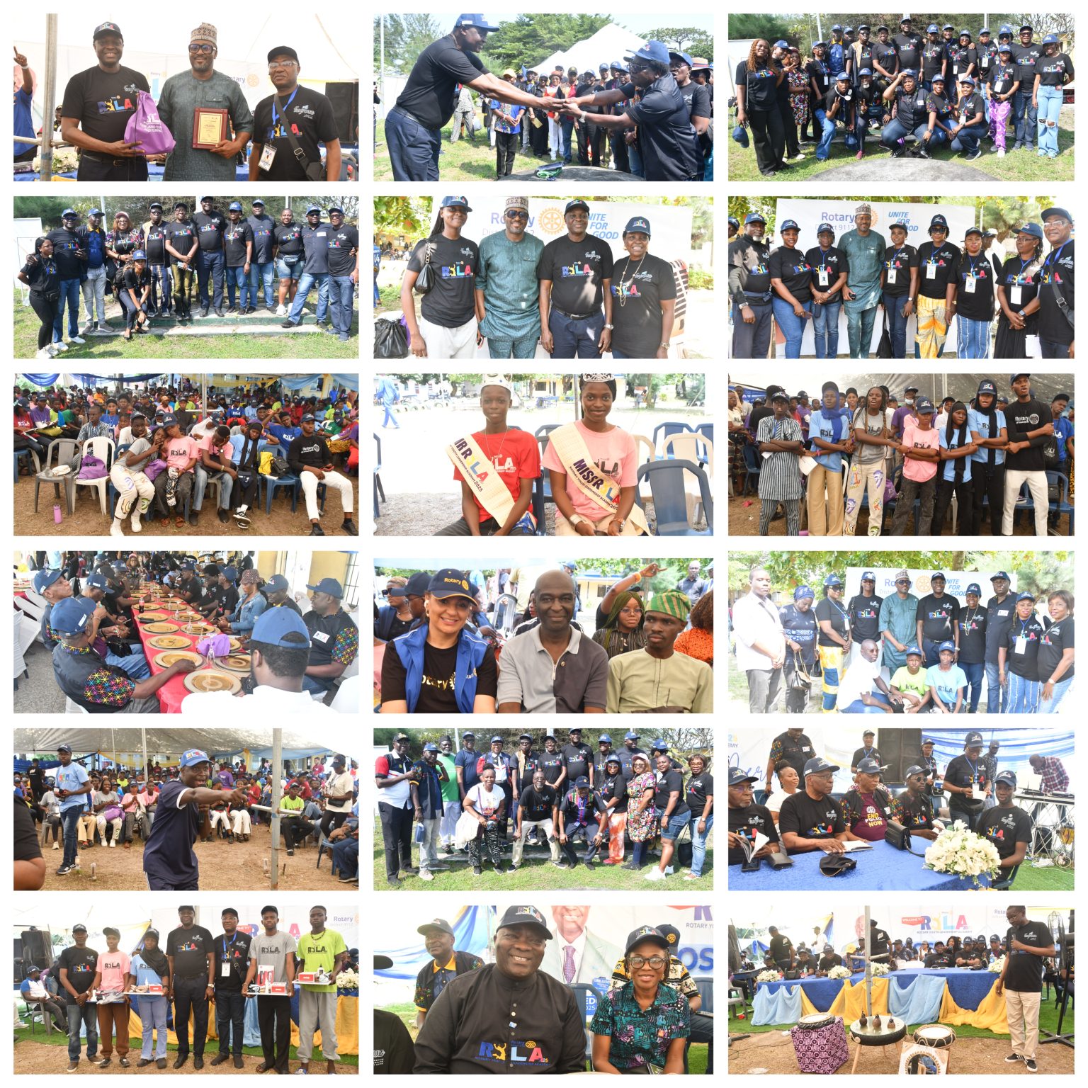 District 9112 RYLA Closing Ceremony Highlights: Hon. Desmond Elliot, along with clubs such as RC ...